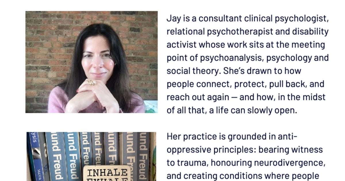 Dr Jay Watts | Consultant Clinical Psychologist, Activist & Writ